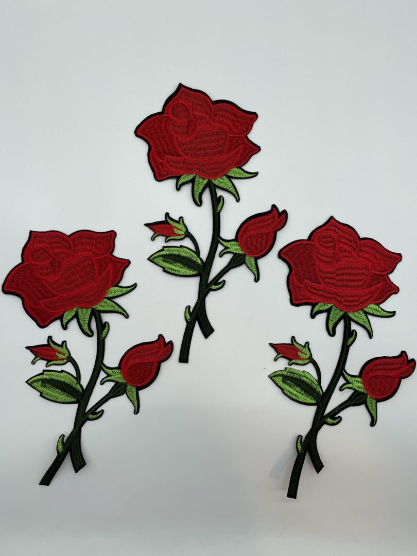 Prideful Patchez – Beautiful Red Rose Patch – Proclaim Your Pride!
