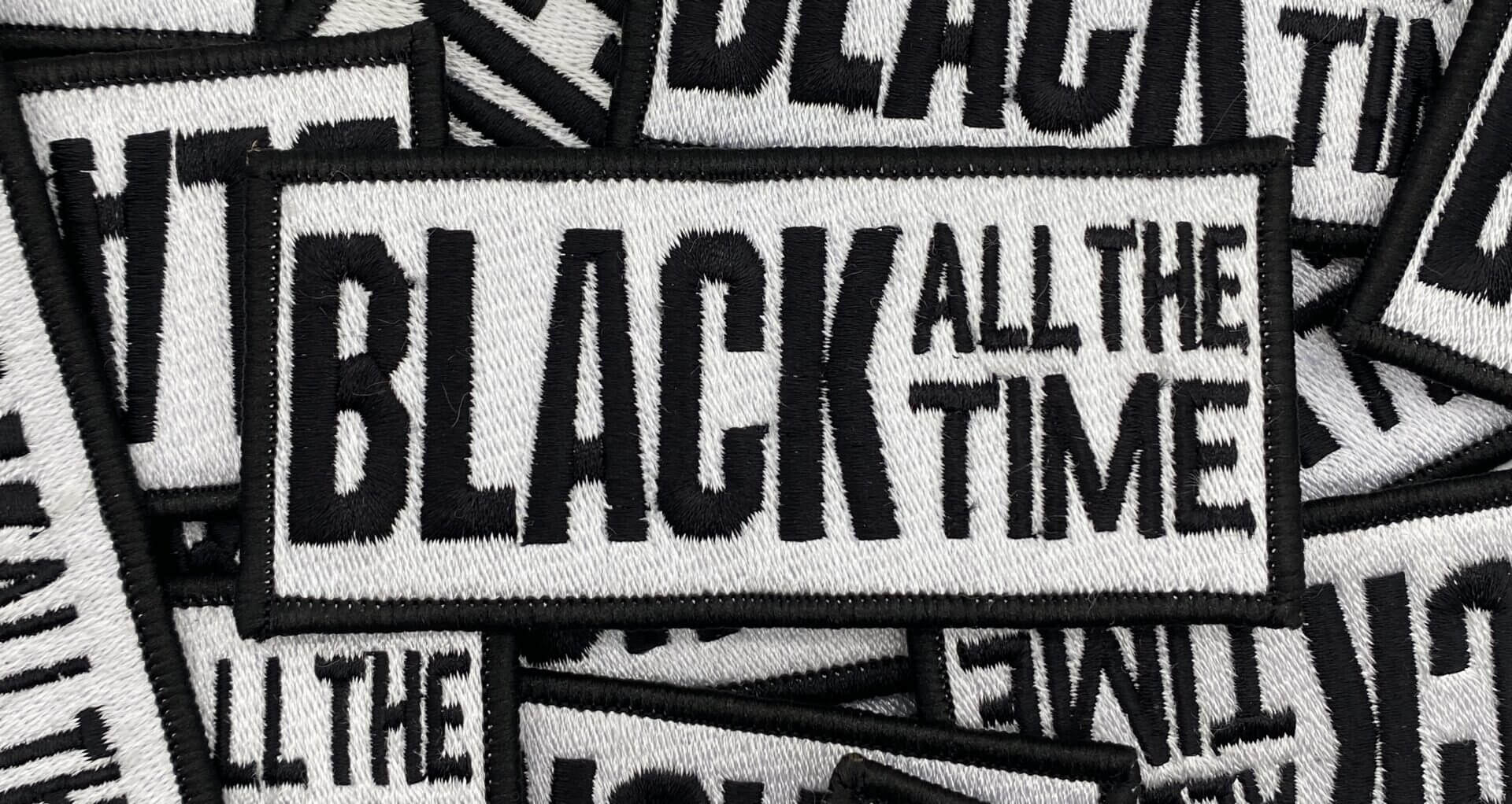 Prideful Patchez – Black All the Time – Proclaim Your Pride!