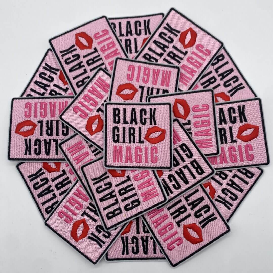 Prideful Patchez – Black Girl Magic Pink - Trucker Hat Patches ...